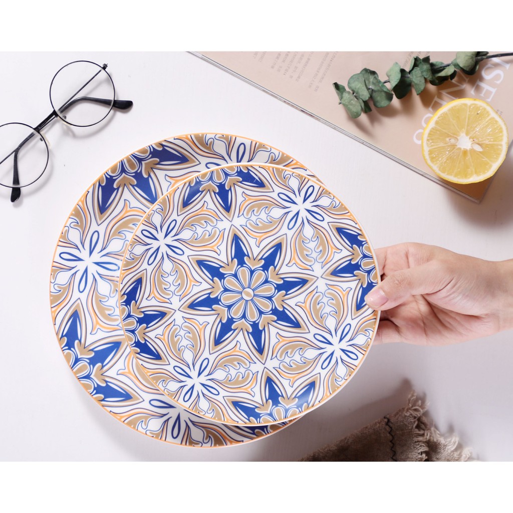 Kitchen Plus "Laura" 8 inch or 10 inch Ceramic Plates | Shopee Philippines