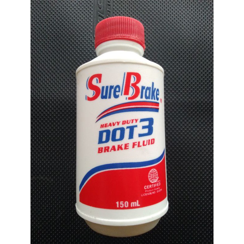 SURE BRAKE DOT 3 Brake Fluid 150ml | Shopee Philippines