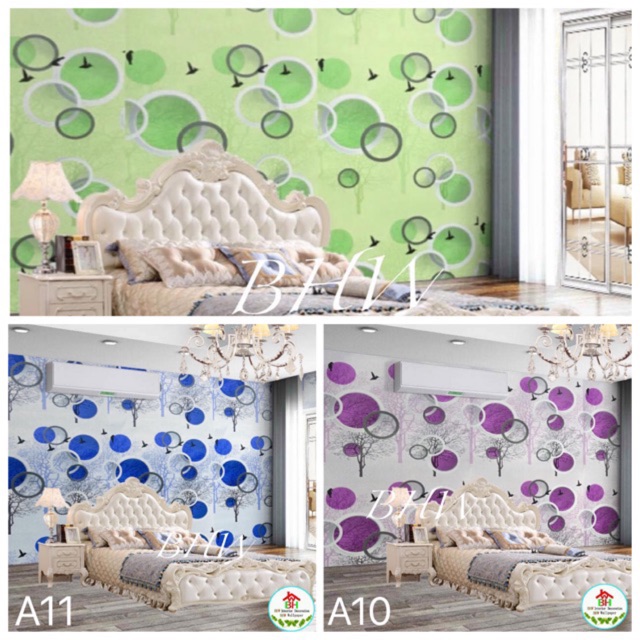 BHW Wallpaper Landscape Design Self Adhesive Wall Paper PVC Waterproof ...