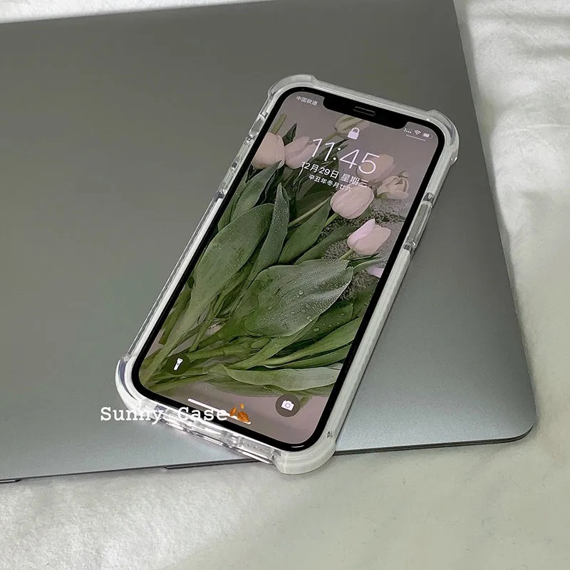 Airbag anti-fall transparent mobile phone case! Acrylic for iPhone 14 ...