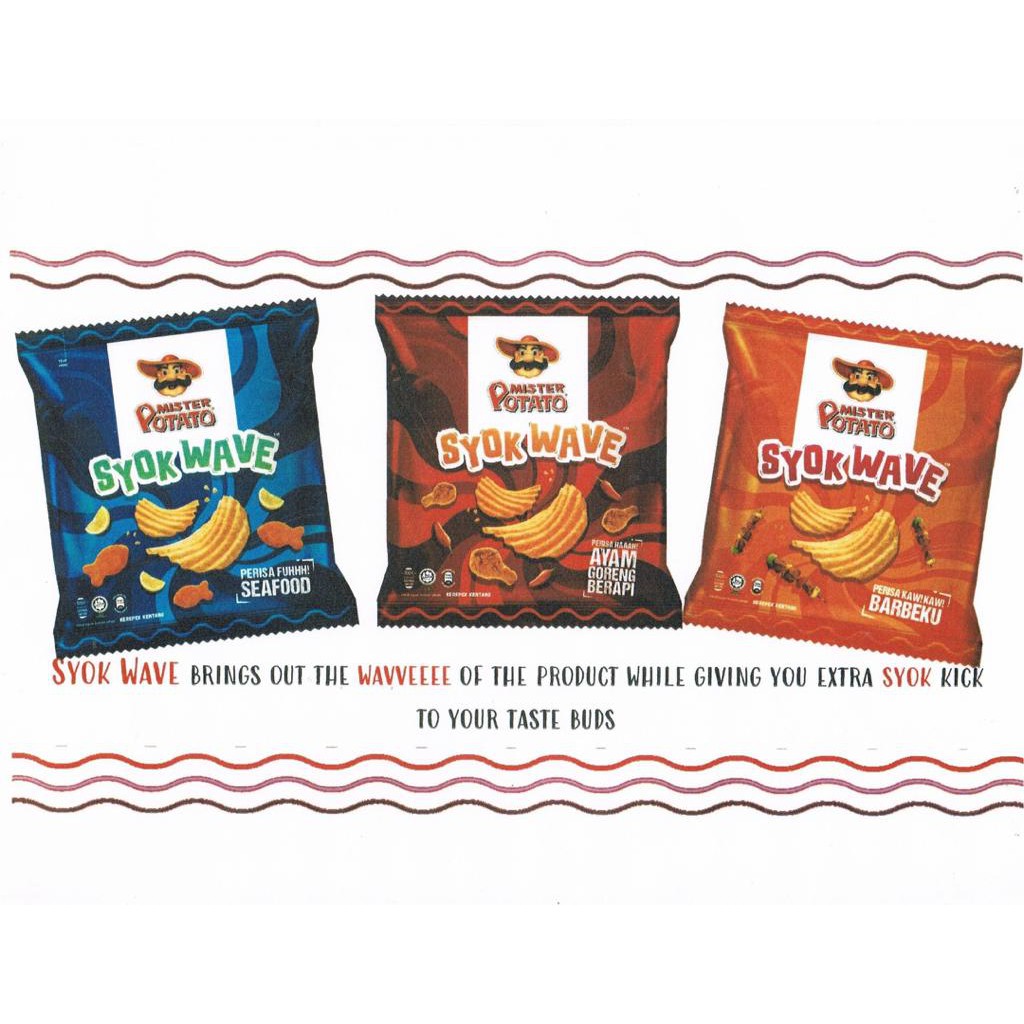 MISTER POTATO SYOK WAVE 65G | Shopee Philippines
