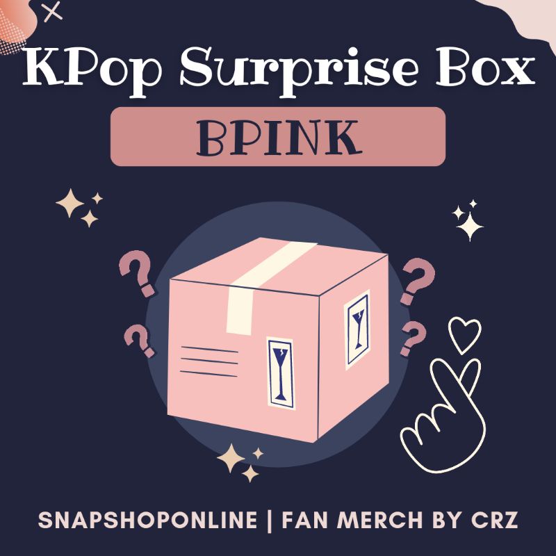 BPINK Surprise Box Kit Gift Bundle KPop (posters, sticker, photocards ...