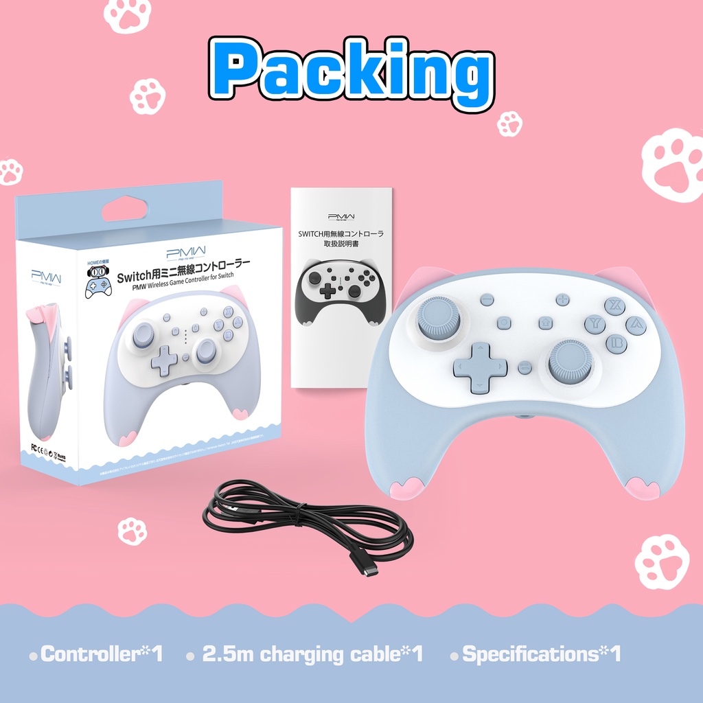 IINE Cartoon Cat Controller for Nintendo Switch | Shopee Philippines