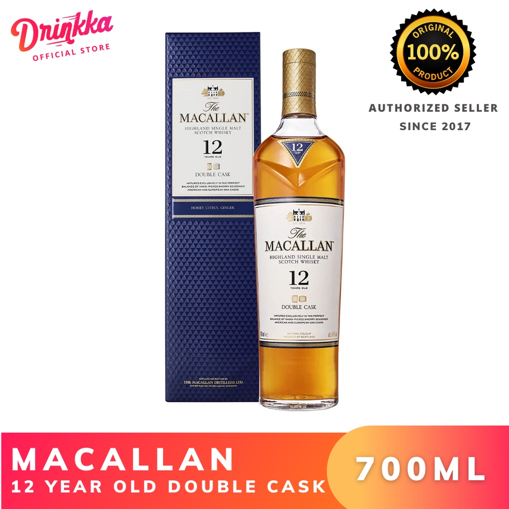 Macallan 12 Year Old Double Cask Scotch Whisky 700ml | Shopee Philippines