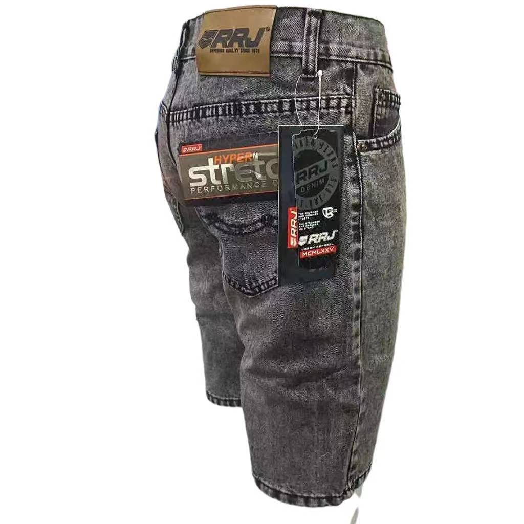 Cod Rrj Grey And Dark Blue Short Denim Maong Shorts For Mens Shopee Philippines