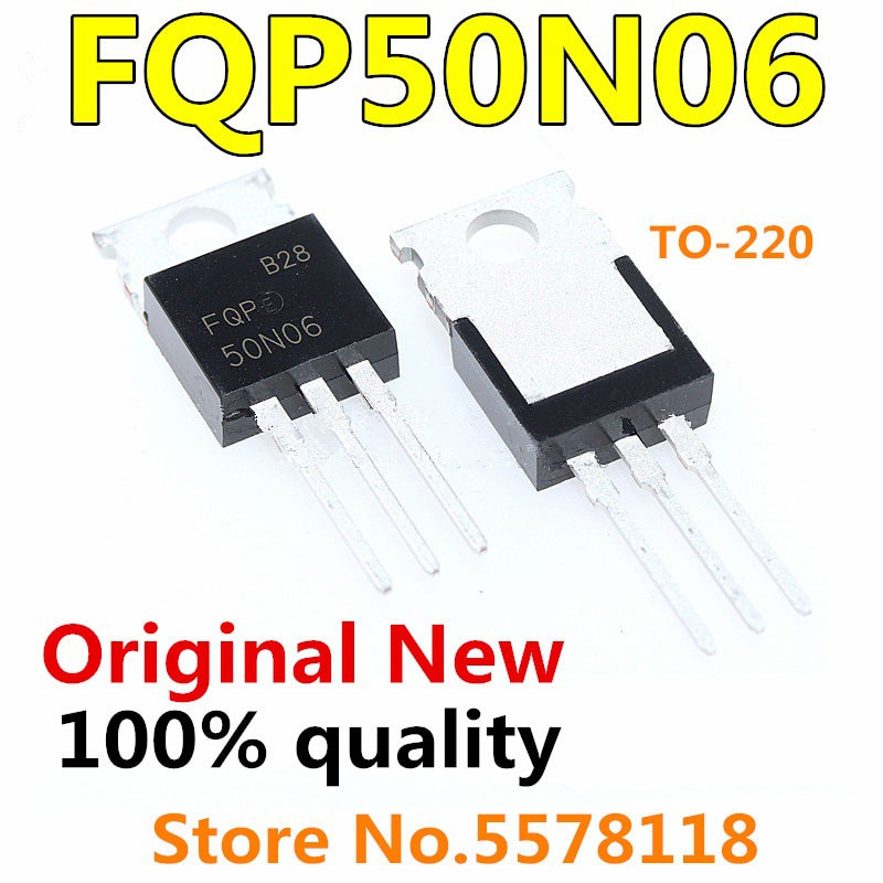10pcs / lot FQP50N06 TO220 50N06 MOSFET New Original | Shopee Philippines