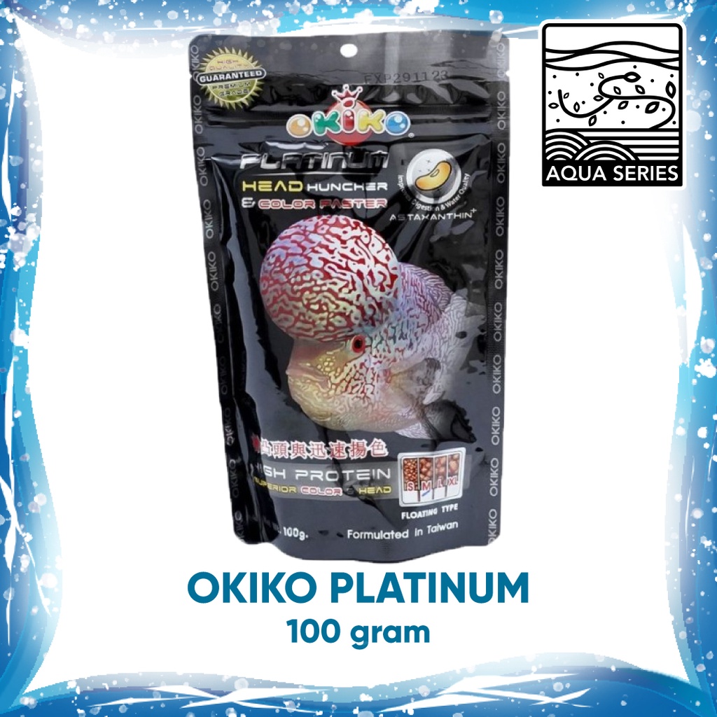 Okiko PLATINUM Food Fish LOUHAN HIGH PROTEIN & Calcium 100gr | Shopee ...