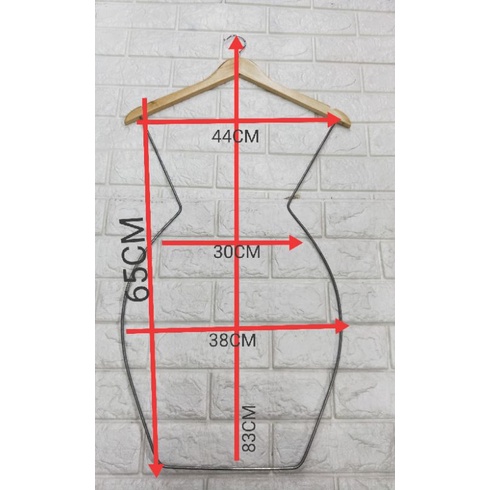 metal wood ,coated body shaper hanger (regular size) | Shopee Philippines