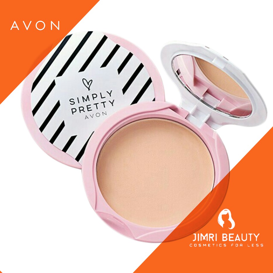 Avon Simply Pretty Shine No More Pressed Powder SPF14 10g | Shopee ...