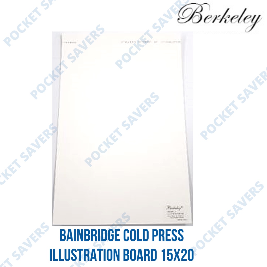 BAINBRIDGE Cold Press Illustration Board (15 x 20 / 10 x 15 inches ...