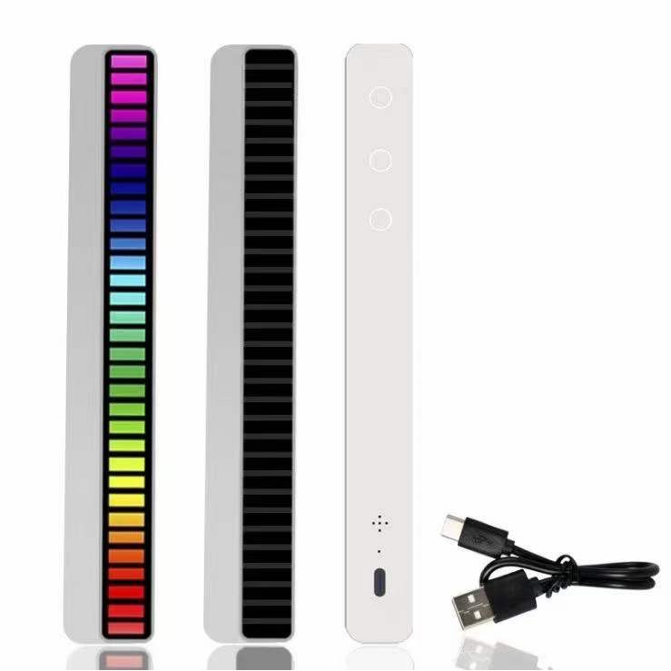 D08RGB 32 Bit MIC Sound Control Music Level Indicator Colorful LED ...
