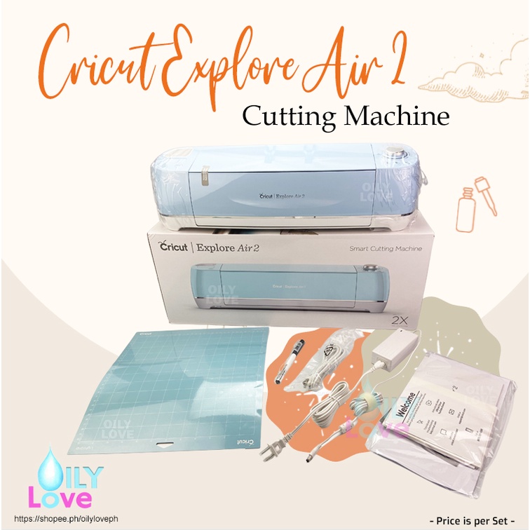 Cricut Explore Air 2 Blue Machine for Crafting Scrapbook Artworks Paper ...