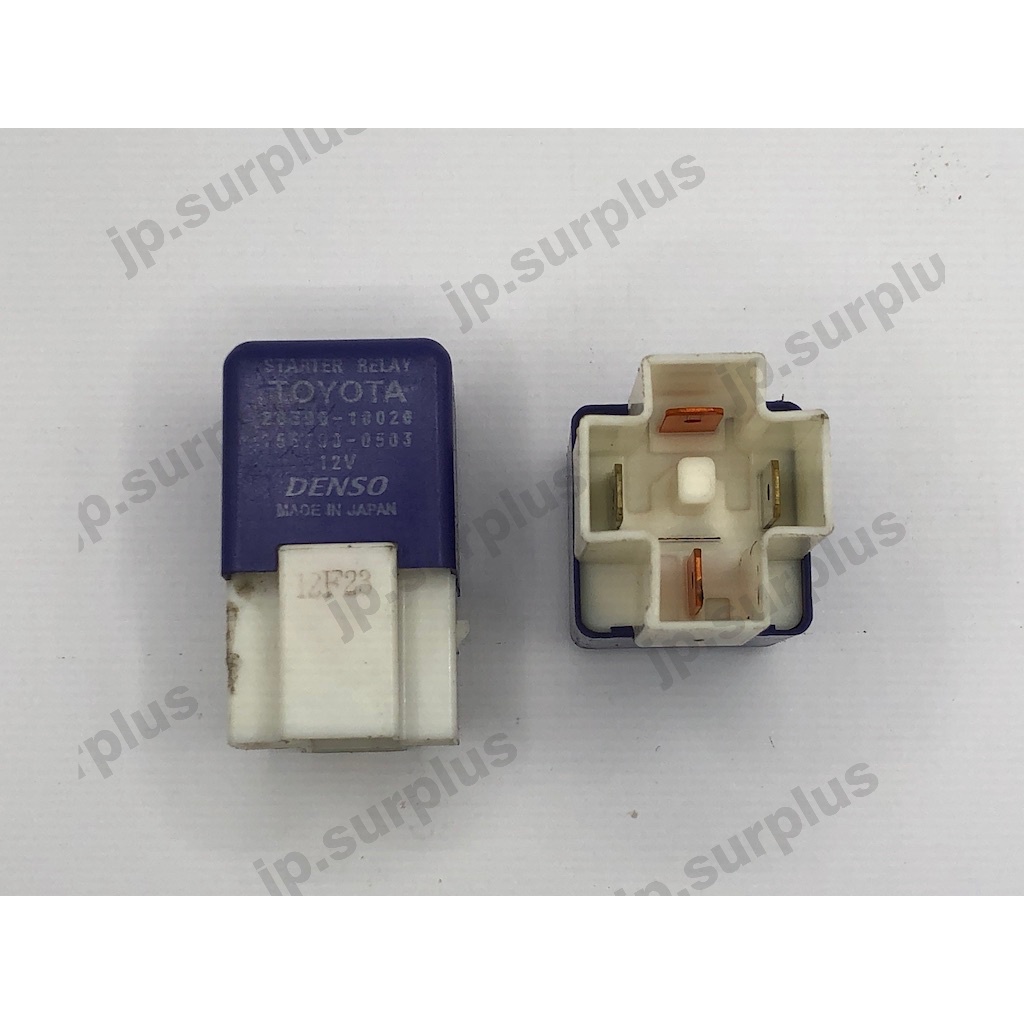 Japan Surplus Nippondenso Toyota Starter Relay (12V / 4 Pin) Made in ...