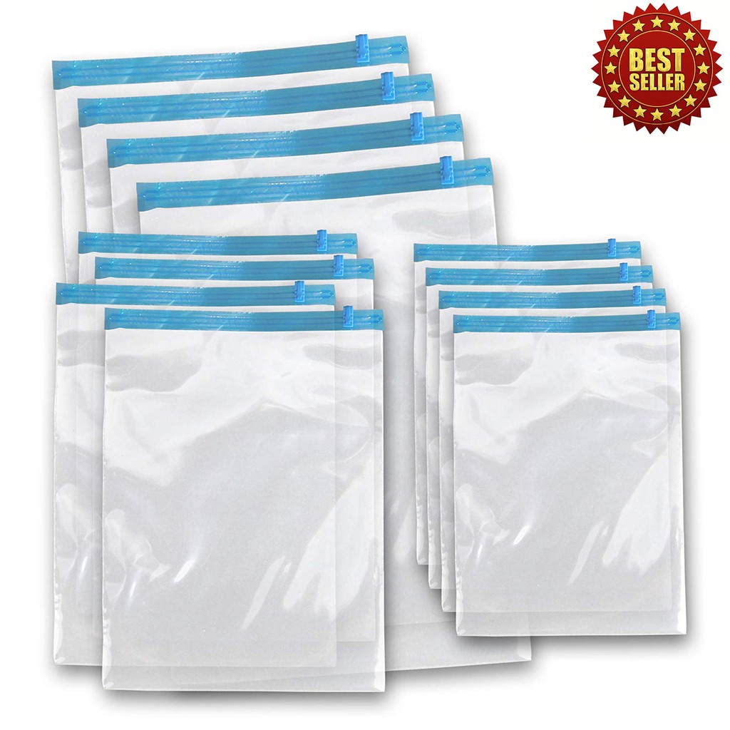 1 Piece Space Saver Bags For Storage & Travel Compression No Vacuum ...