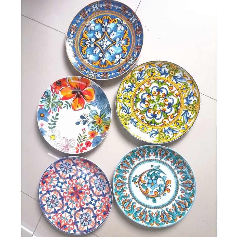 𝓦𝓚 10.5 inches High Quality Dinner Plate Ceramic Plate Deep Rice Plate ...