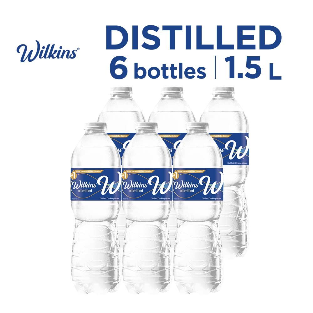 Wilkins Distilled 1.5L - Pack of 6 | Shopee Philippines