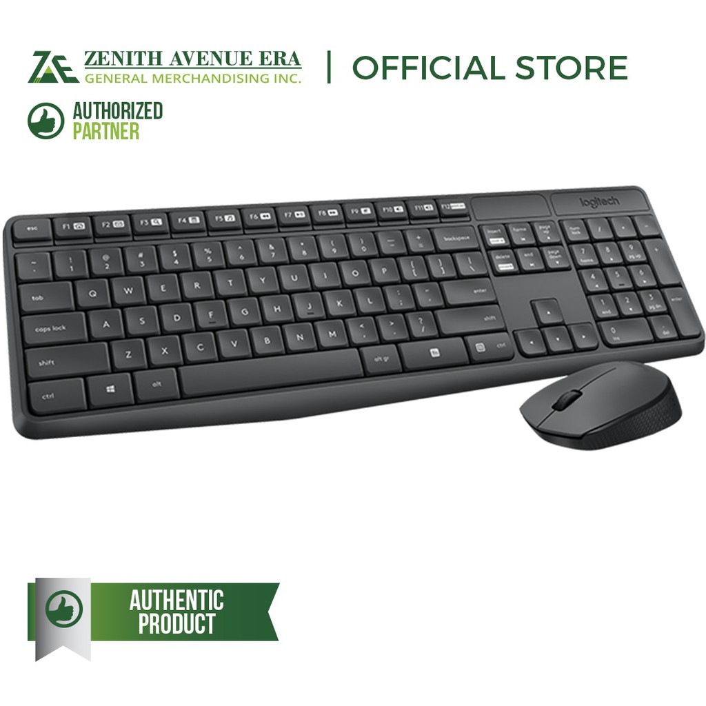 Logitech Mk235 Wireless Keyboard And Mouse Combo Shopee Philippines