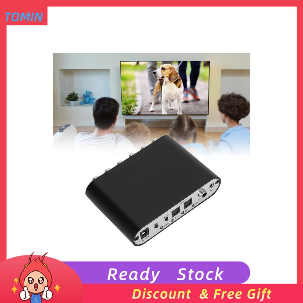 Tomin 5.1 sound channel dts dolby/ac-3 digital optical fiber audio ...