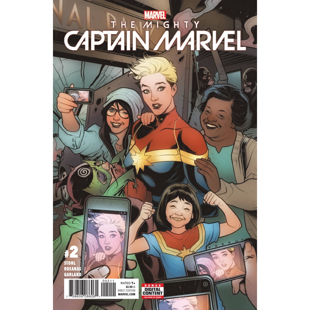 MIGHTY CAPTAIN MARVEL #2 (2016) Elizabeth Torque Regular Cover | Shopee ...