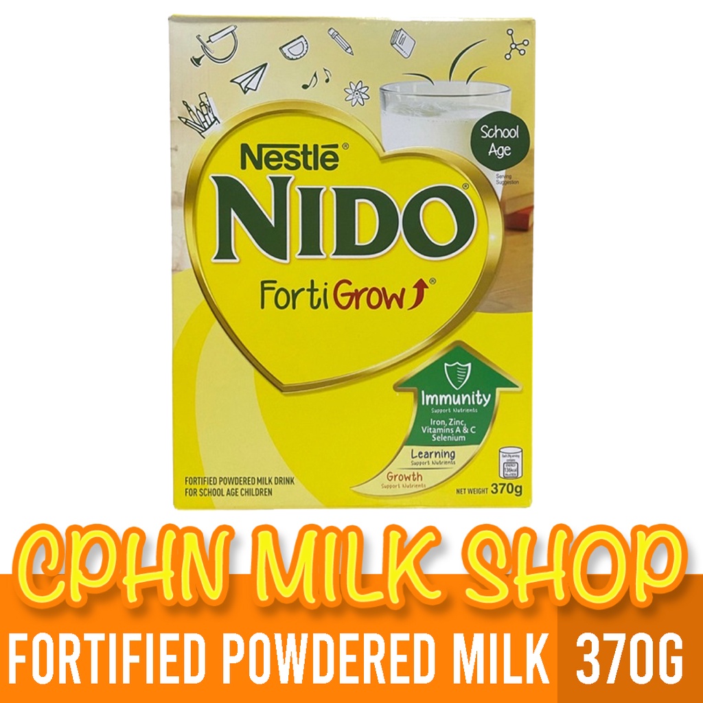 NIDO FORTIGROW 370g Fortified Powdered Milk Drink | Shopee Philippines