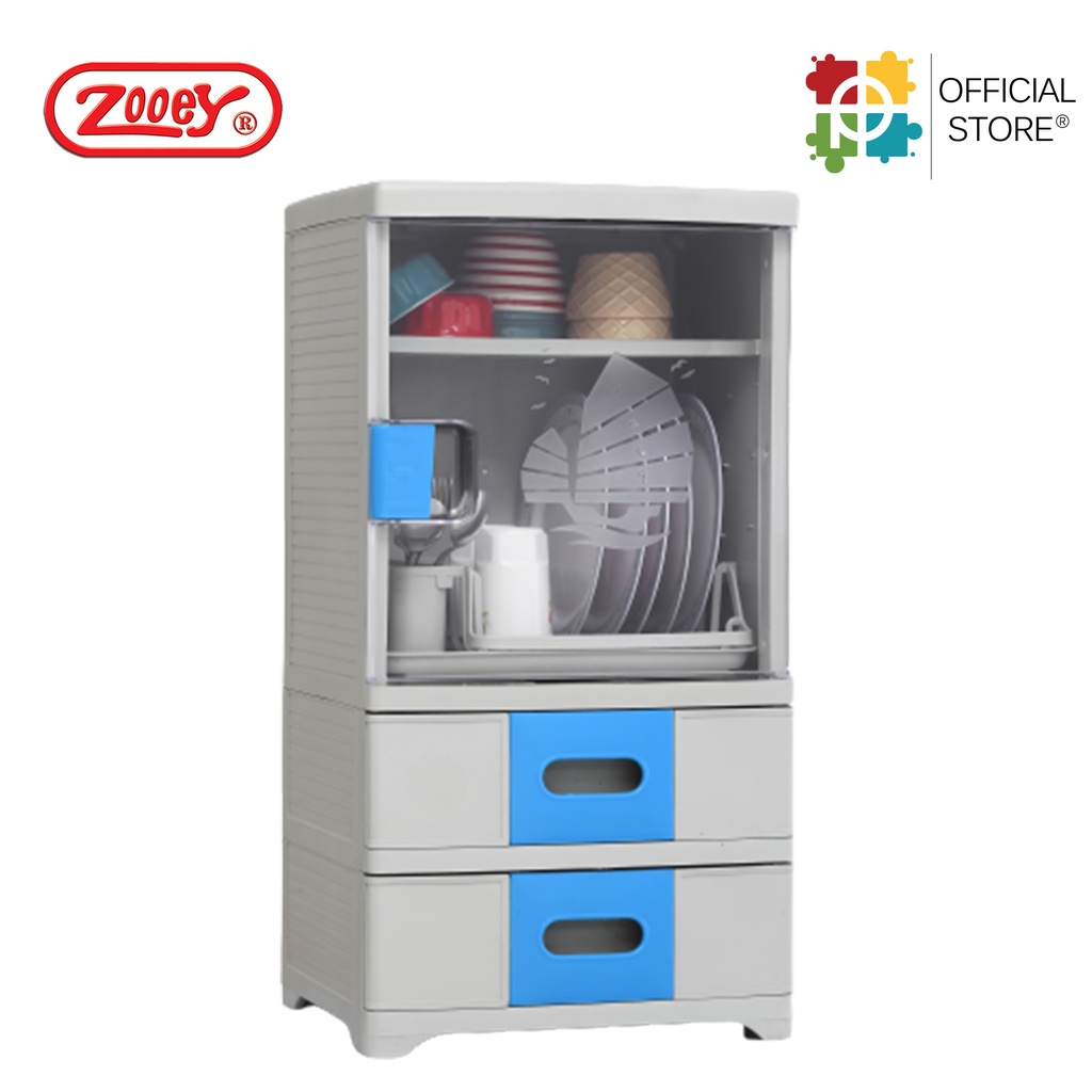 Zooey Premium 2 Drawer Dish Cabinet Organizer Stock No. 868 2D | Shopee ...