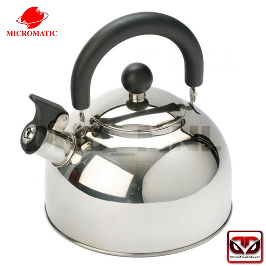D&D Micromatic 3L/4L Stainless Steel Whistling Kettle | Shopee Philippines