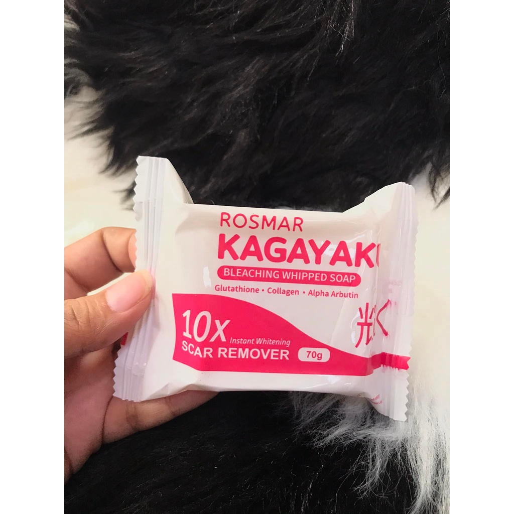 Rosmar Kagayaku Bleaching Whipped Soap Scar Remover Soap 70g, 10x ...