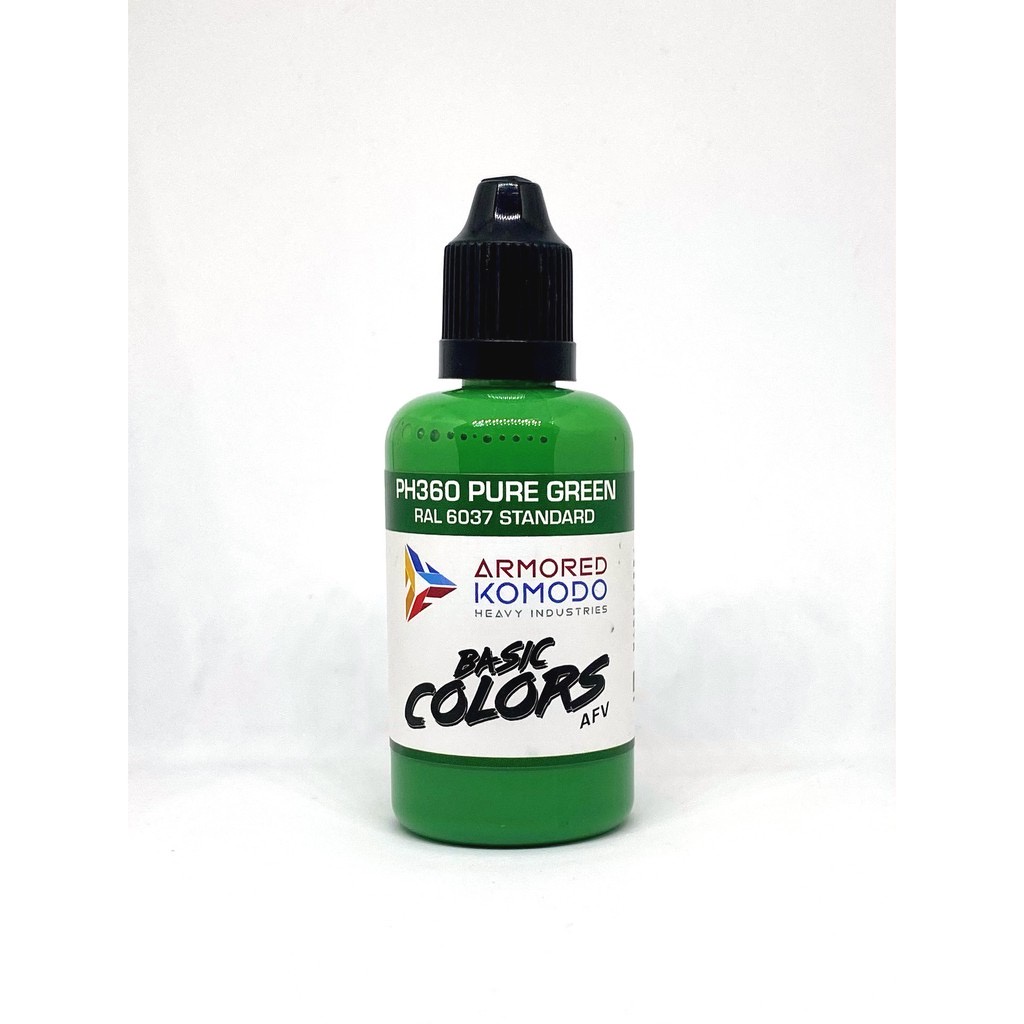 ArKom: PH360 Pure Green RAL6037 50ml Armored Komodo Airbrush Hobby ...
