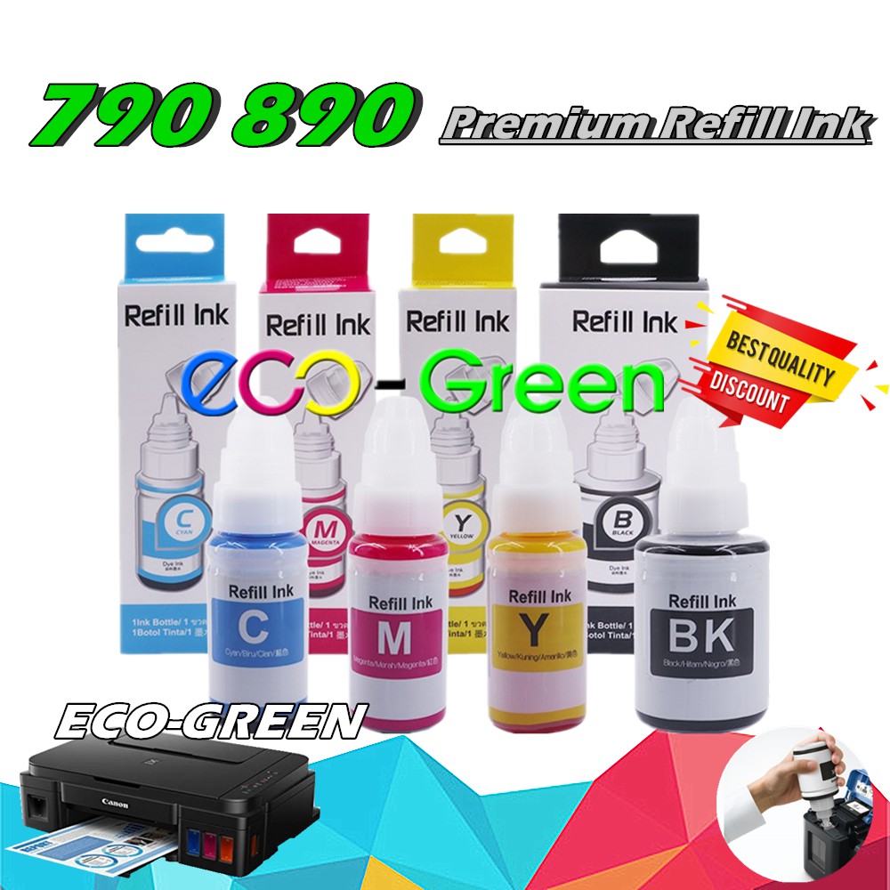 Suitable for ink GI-890 G1010 G1800 G2800 G3800 connected for 4-color ...