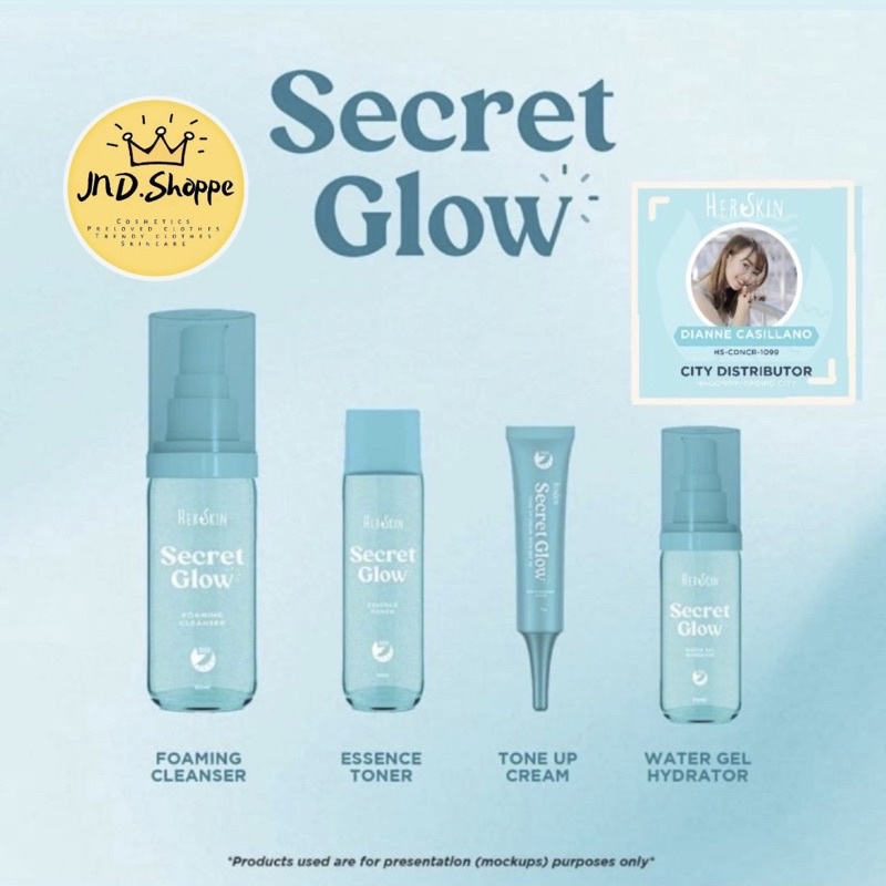 HER SKIN SECRET GLOW SET | SECRET GLOW SINGLES | Shopee Philippines