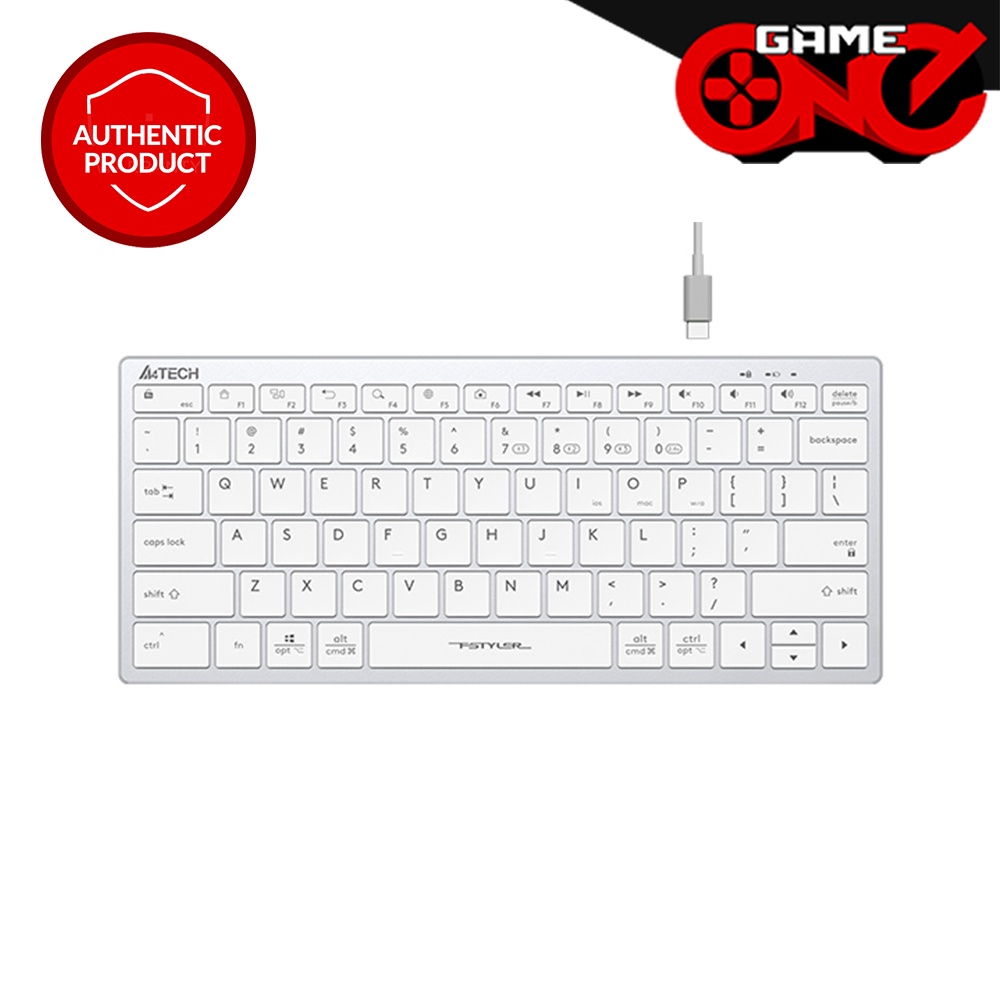 A4Tech Fstyler Bluetooth & 2.4G Wireless Keyboard Pink | White | Shopee ...