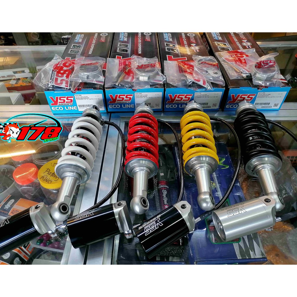 YSS gas eco line shock raider 150 285MM with gas tank(orig) | Shopee ...