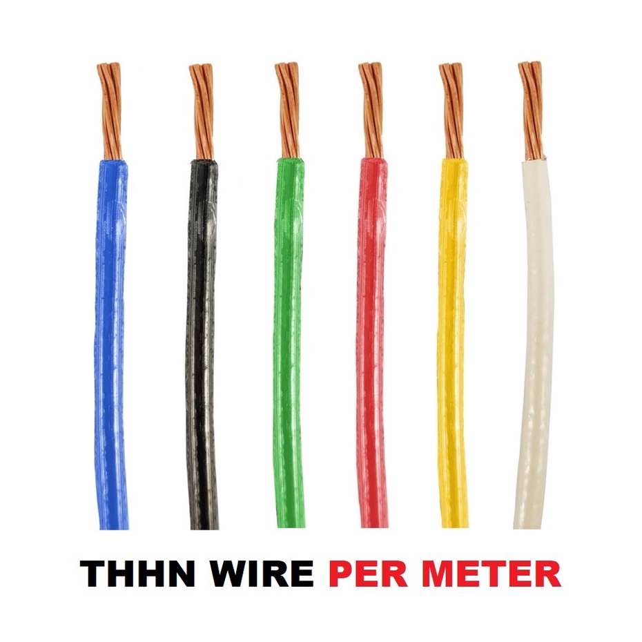 THHN WIRE PER METER SIZE 14 12 10 | Shopee Philippines
