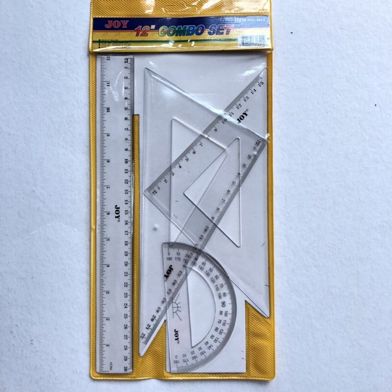 Joy Ruler Set 4in1 12inches | Shopee Philippines