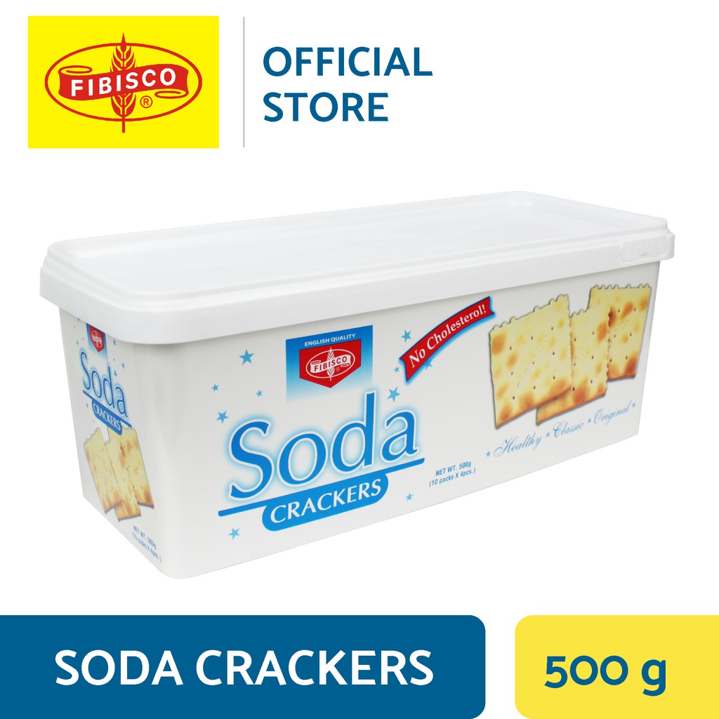 Fibisco Soda Crackers 500g | Shopee Philippines