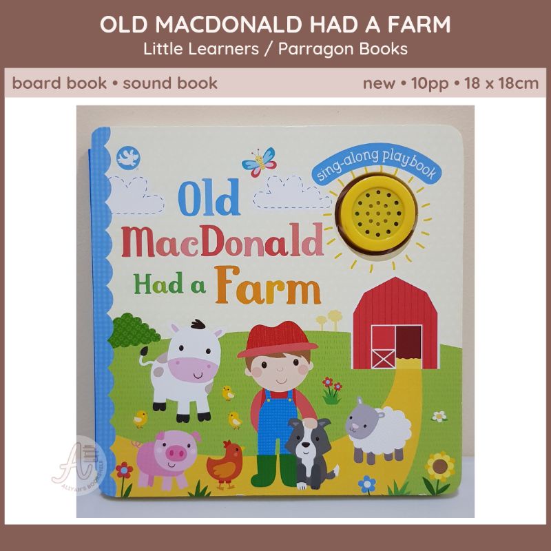 Sound Board Book | Sing Along Playbook | The Alphabet Song | Old ...