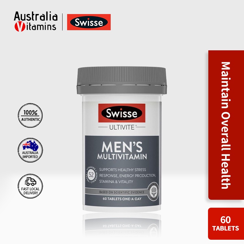 Swisse Ultivite Men's Multivitamin 60 Tablets | Shopee Philippines