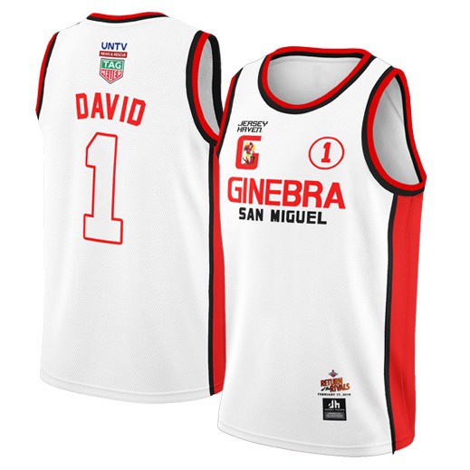 PBA Retro Ginebra San Miguel Replica Jersey UNTV Return of the Rivals ...