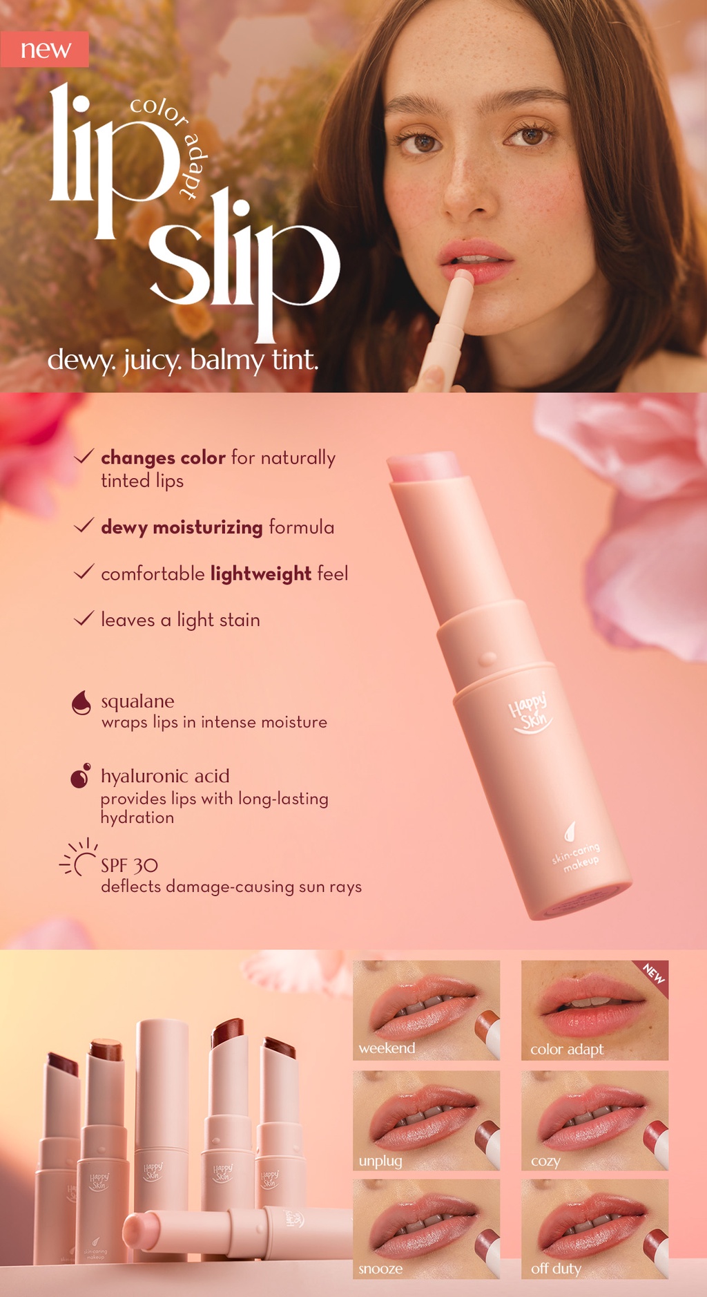 Happy Skin Lip Slip in Color Adapt | Shopee Philippines