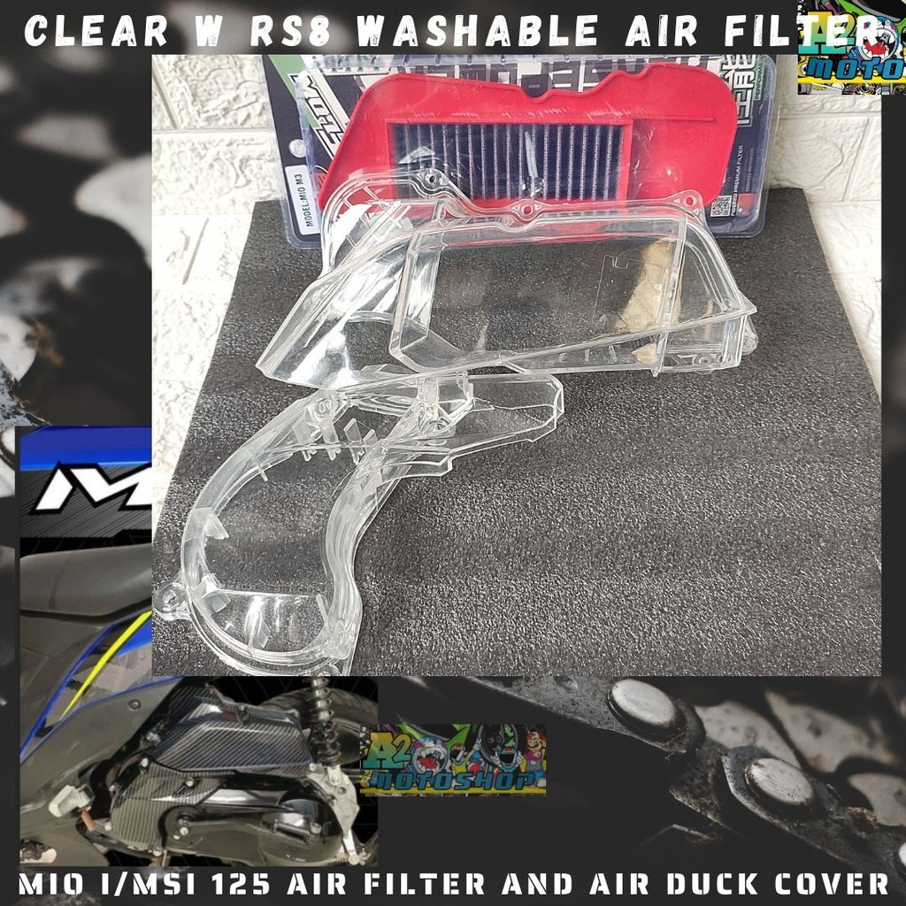 MSI 125 / Mio i125 Air Filter and Air Duct Cover | Shopee Philippines
