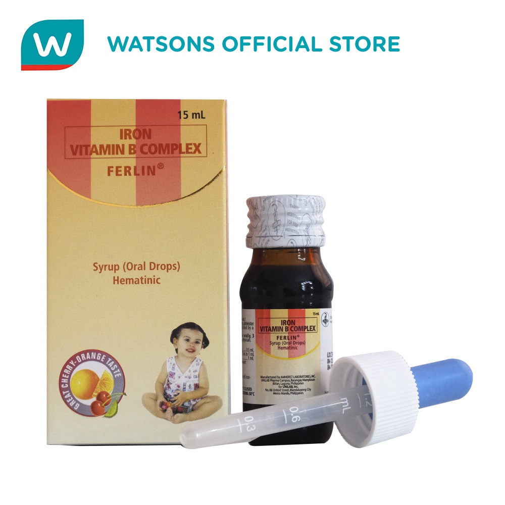 Ferlin Syrup (Oral Drops) 15 mL | Shopee Philippines