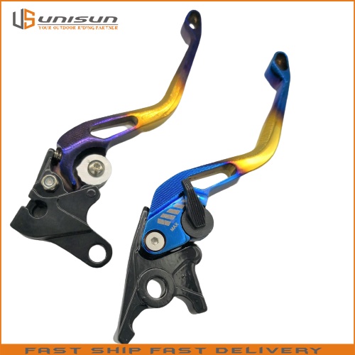 Motorcycle 2Tone/Titanium Brake Lever for Honda Click v1/Beat/Sonic/mio ...