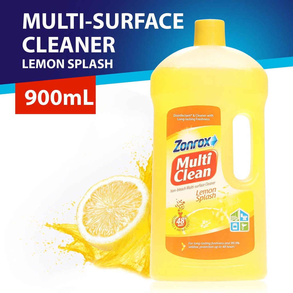 Zonrox Multi Clean Lemon Splash (900 mL) | Shopee Philippines