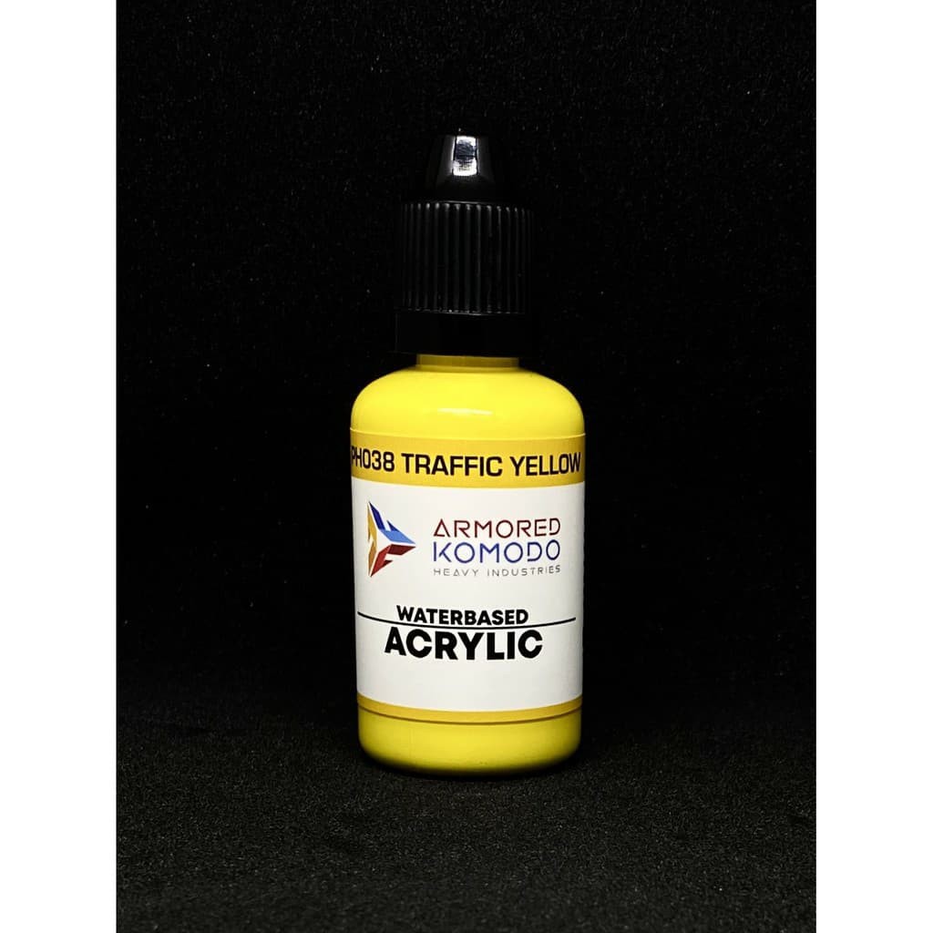 ArKom: PH038 Traffic Yellow Waterbased Acrylic Paint (Armored Komodo ...
