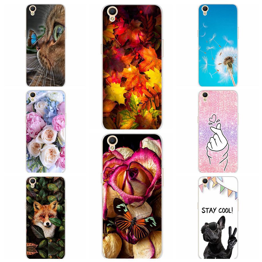 OPPO A37 A37F A37M CASE Beautiful Flower Leaf Printed Casing for Oppo ...
