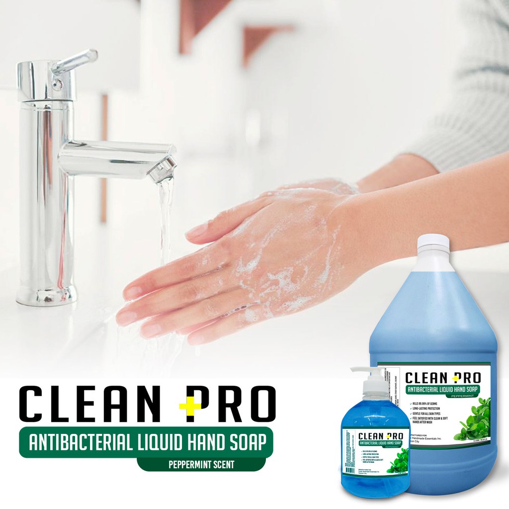 Clean Pro Hand Soap Peppermint Scent 1 Liter | Shopee Philippines