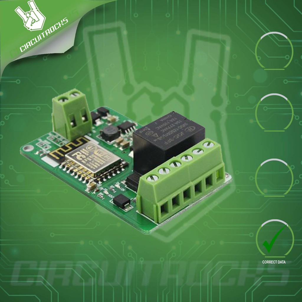 Relay Esp8266 10a 220v Network Wifi Module Input DC 7v-30v Arduino ...