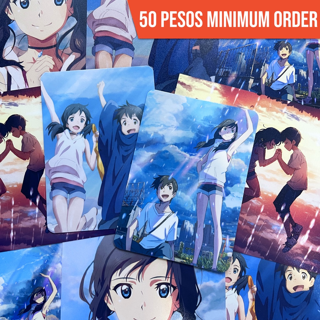 Weathering with You Anime Themed Merch (Photocards, Art Prints ...