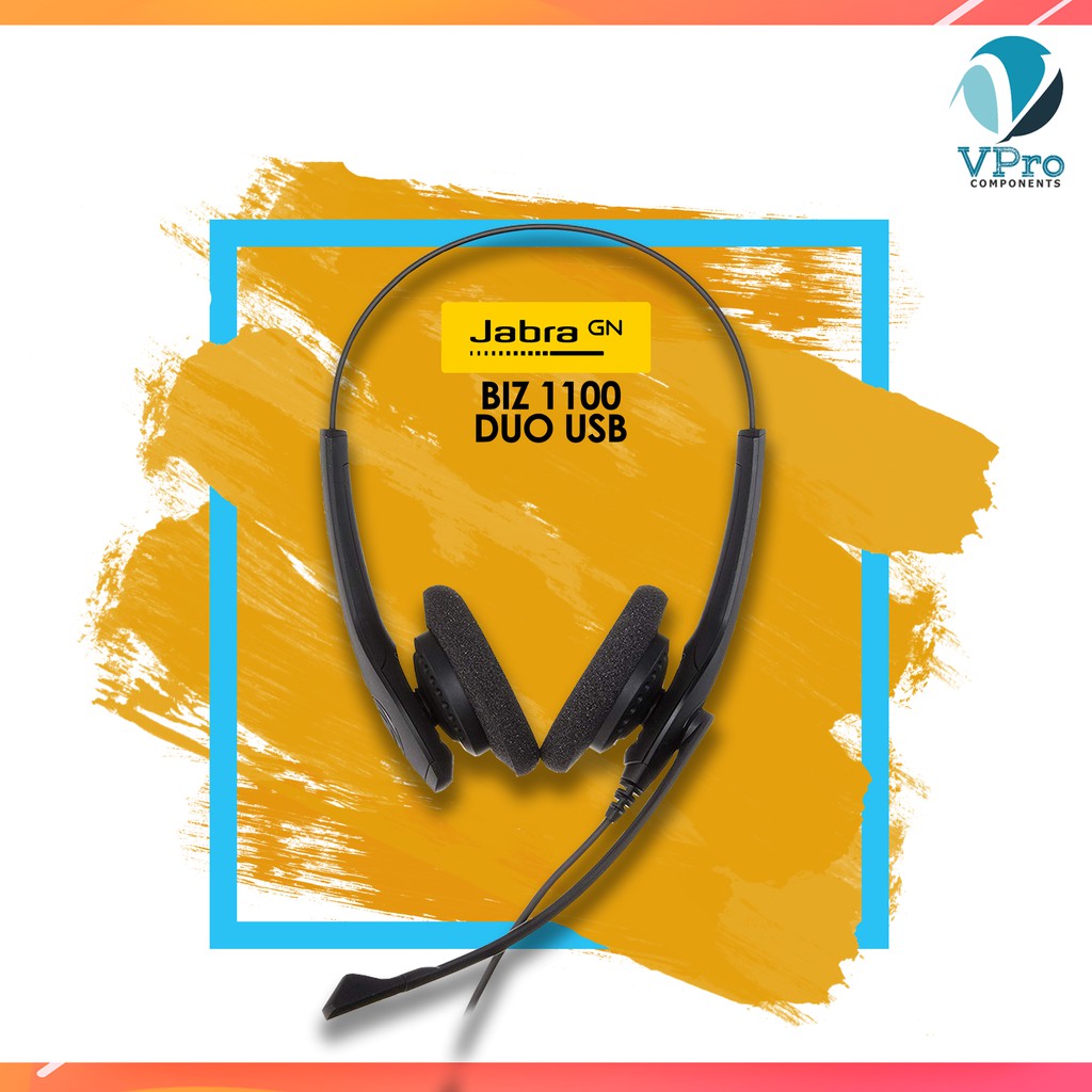 Jabra BIZ 1100 Duo USB Headset w/ Noise Canceling | Shopee Philippines