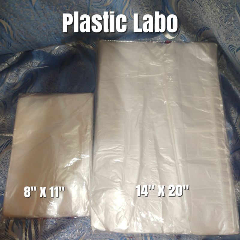 Plastic Labo 8" x 11" and 14" x 20" (100 pcs. per pack) PE Plastic ...